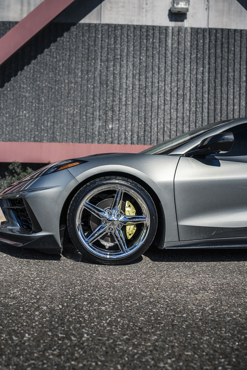 2022 Chevrolet Corvette - Foose CF8 - Chrome | Wheel Pros